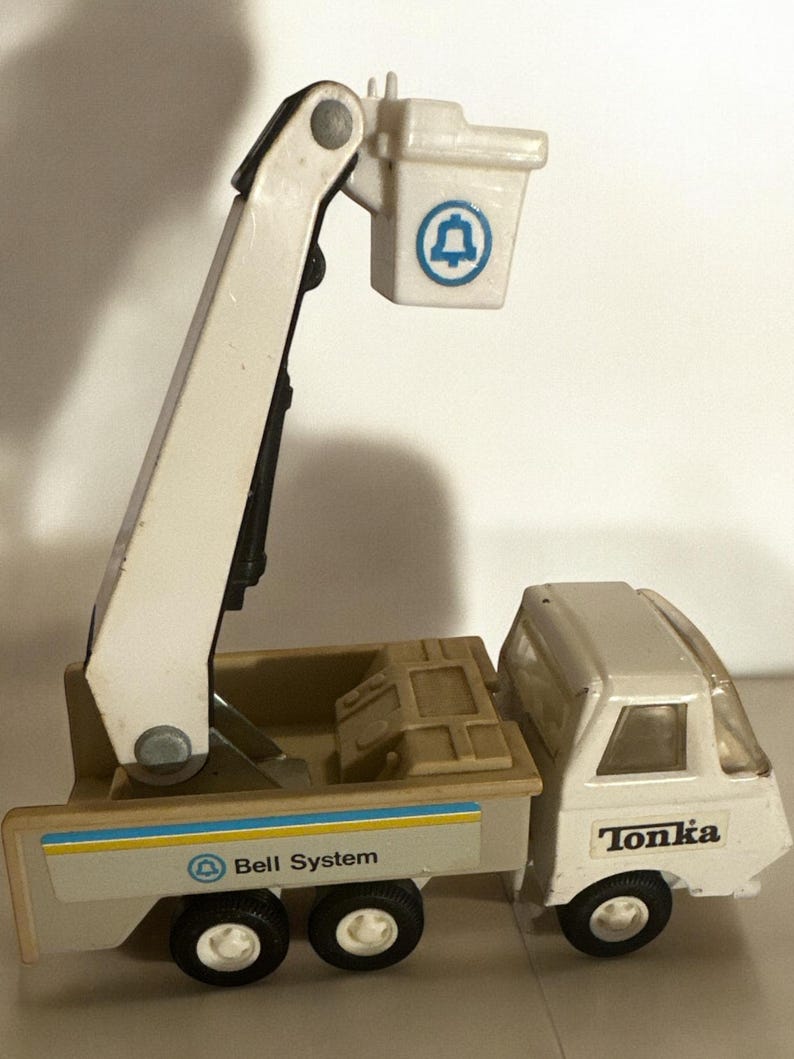 Tonka Bell Phone System Bucket Lift Service Truck 5.5" Model #55010 - Etsy