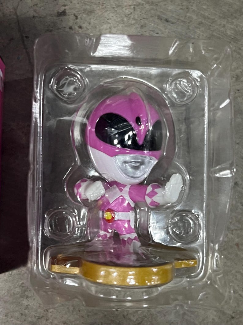 Mighty Morphin Power Rangers Mini Figure Pink Ranger Loot Crate ...