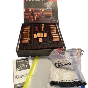 1997 Quoridor Maze Building Strategy Game by Gigamic Multilingual Rules ...