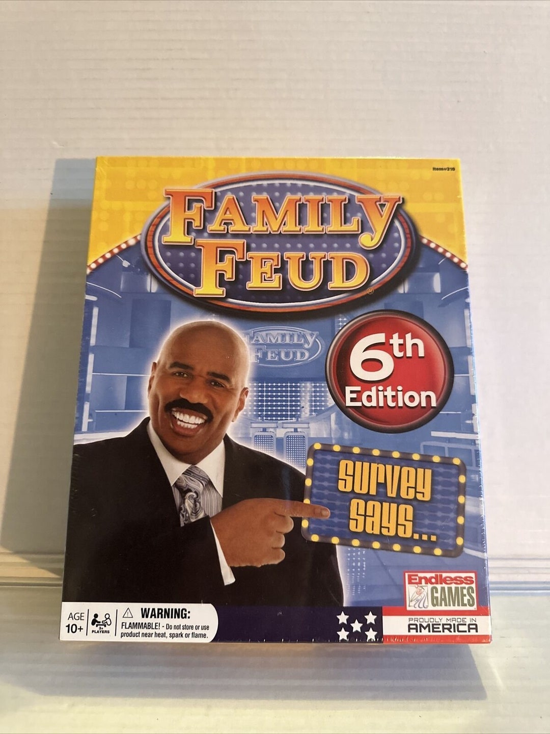 ENDLESS GAMES Family Feud Board Game 6th Home Edition Steve - Etsy