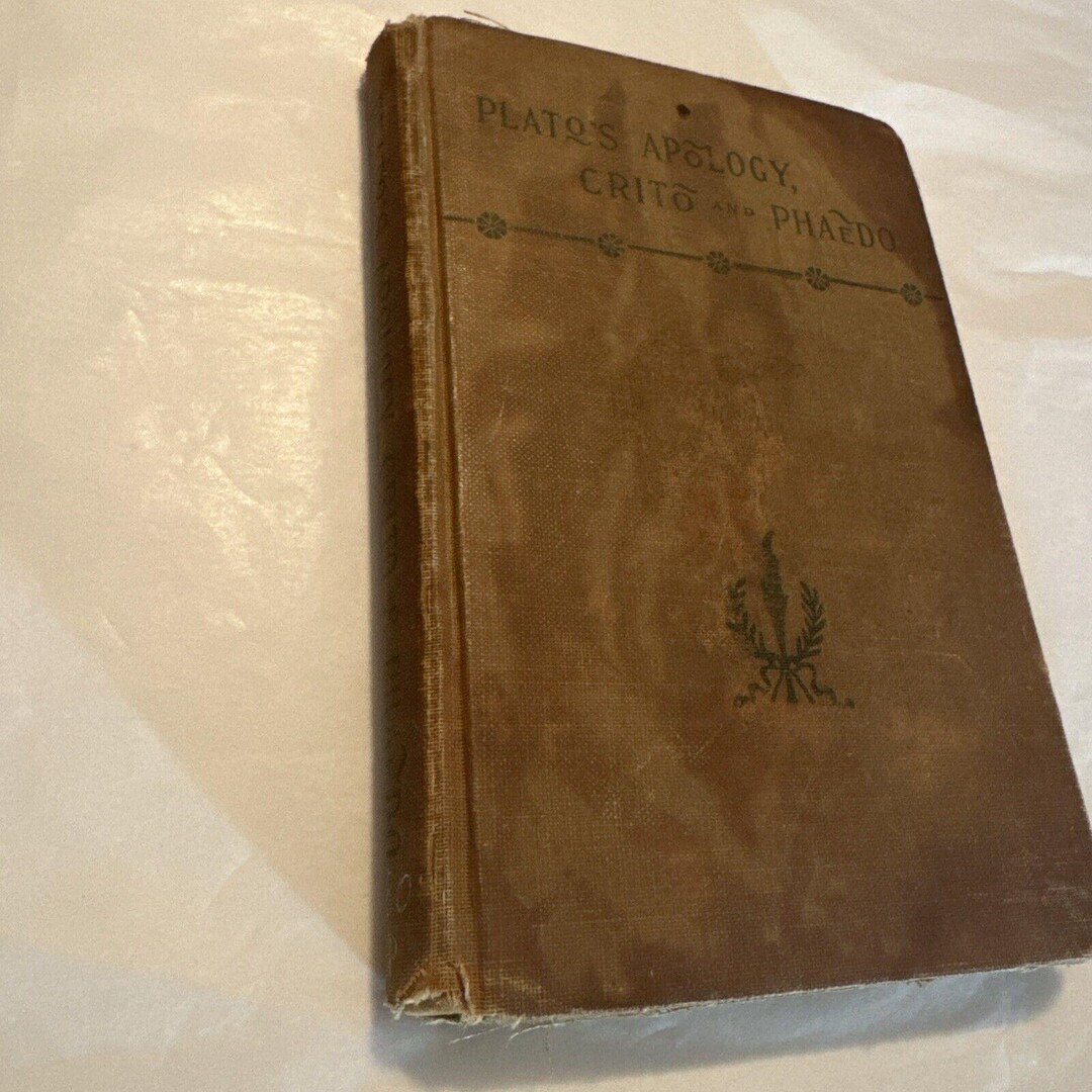 Platos Apology Crito and Phaedo of Socrates 1897 Book by David Mckay - Etsy