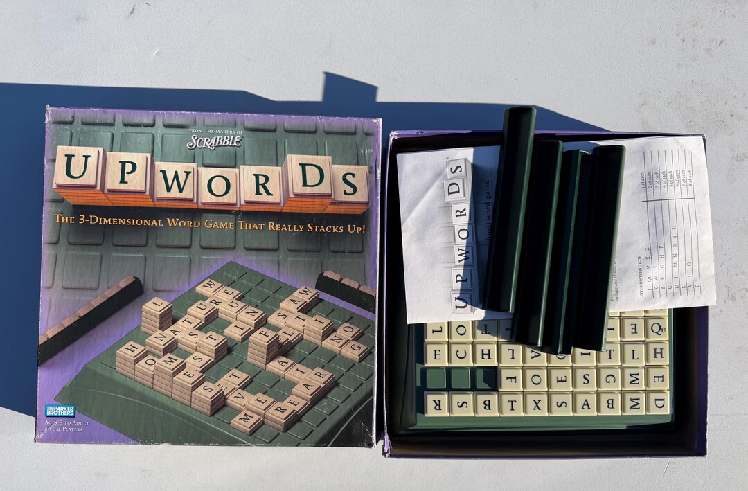 Upwords Board Game - Etsy