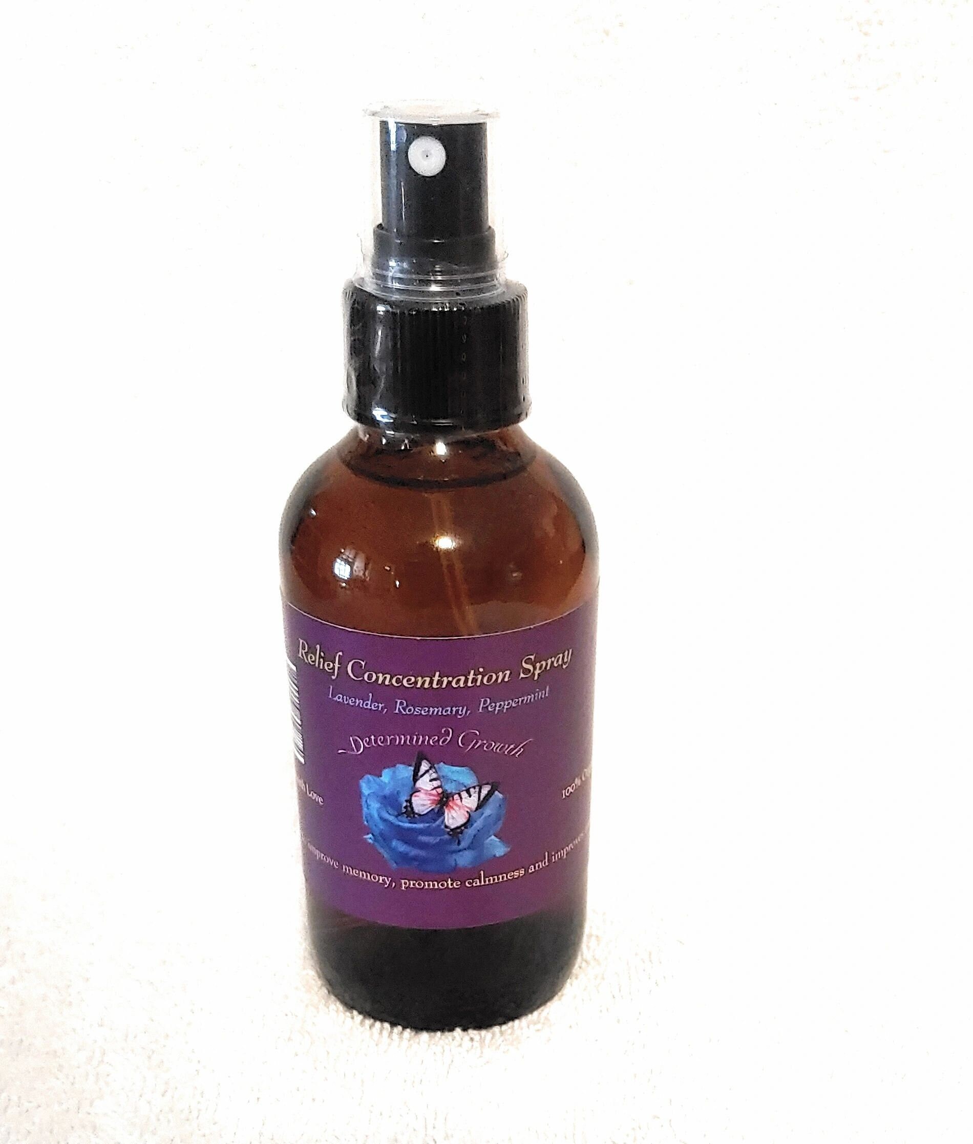 Relief Concentration Spray Aromatherapy Spray Stress Relief - Etsy