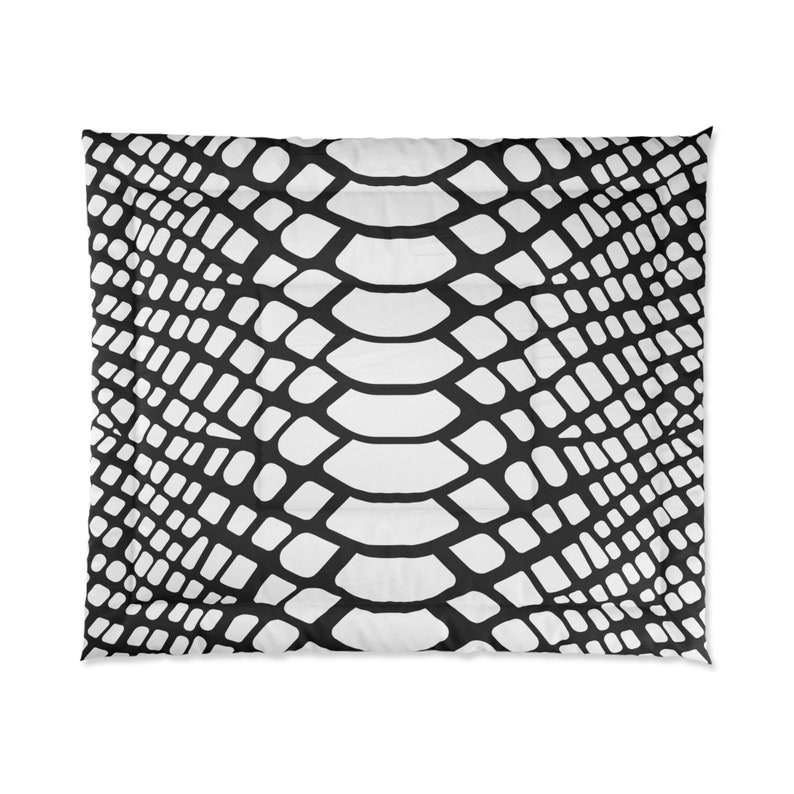 Snake Pattern Comforter Snake Print Comforter Animal Print Comforter ...