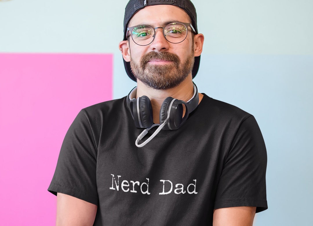 Nerd Dad Shirt | Nerd Dad Typewriter Shirt | Cool Nerdy Dad Tee ...