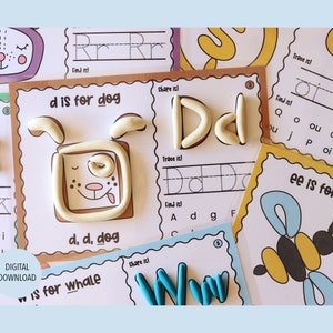 Alphabet Sounds Play Dough Mats: Phonics Activity (printable) - Etsy