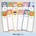 Printable Times Table Bookmarks Multiplication Practice for Times Table ...