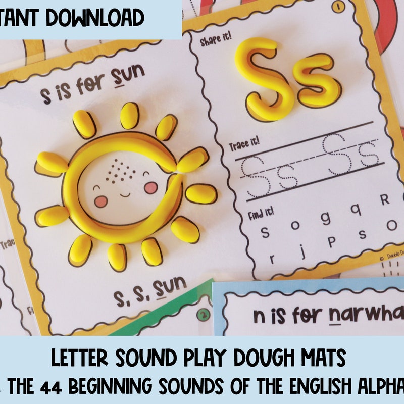 Playdough Mats - Etsy