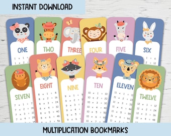 Printable 12x12 Times Table Chart - Etsy