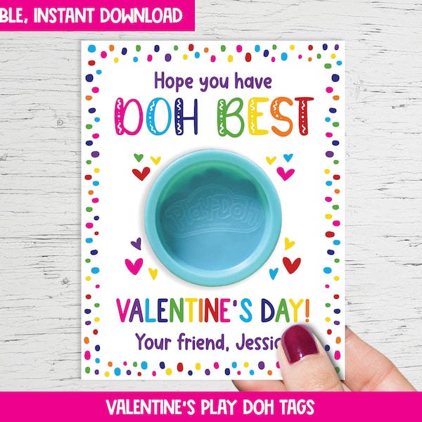 Play Doh Valentine - Etsy