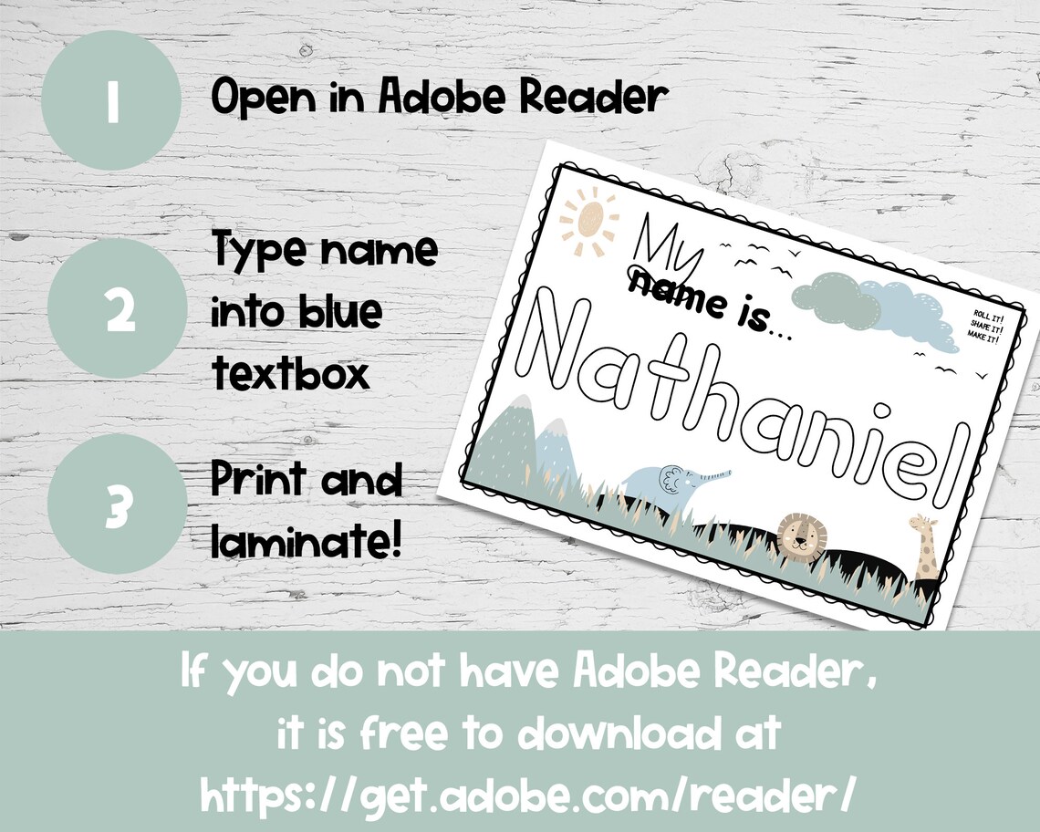 Playdough Name Mat Personalised Name Play Doh Mat Printable Play Doh ...