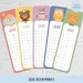 Printable Times Table Bookmarks Multiplication Practice for Times Table ...