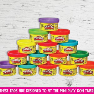 Printable Play Dough Valentine Card Non-candy Valentine Gift for Kids ...