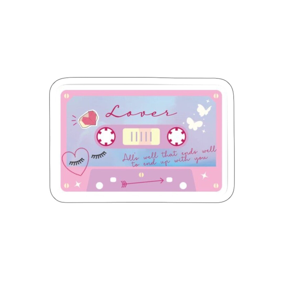 Taylor Swift Lover Tape Sticker - Etsy