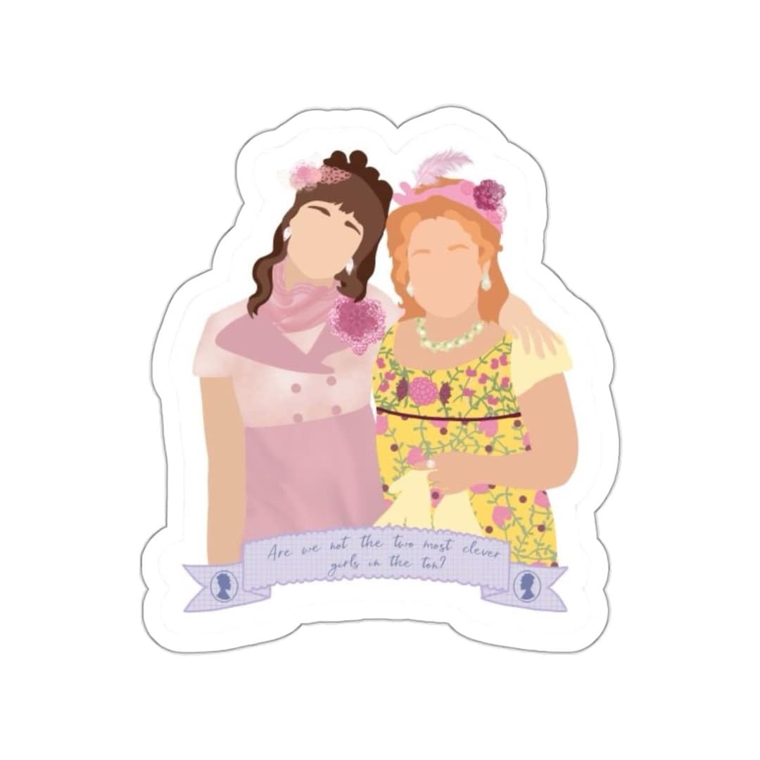 Eloise and Penelope Bridgeton Sticker - Etsy