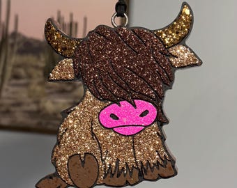 Highland Cow Head Freshie - Etsy