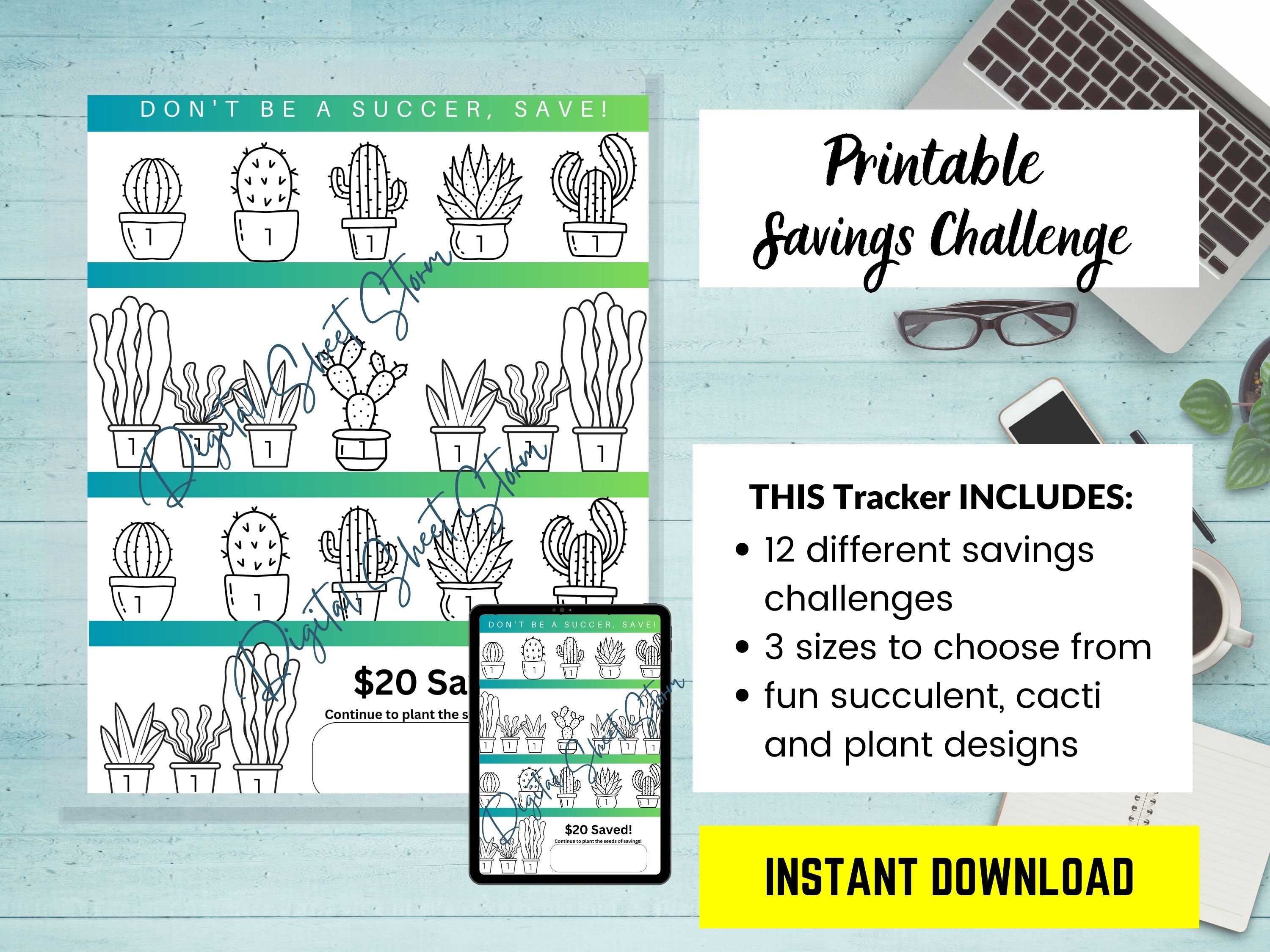 Seeds of Savings Tracker Challenge Printable Word Search, Bingo Games ...