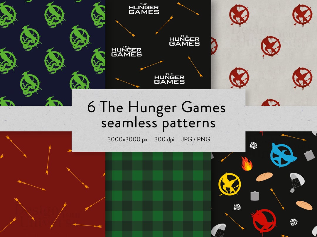 The Hunger Games Pack II | 6 Seamless Patterns | Backgrounds, Printable ...