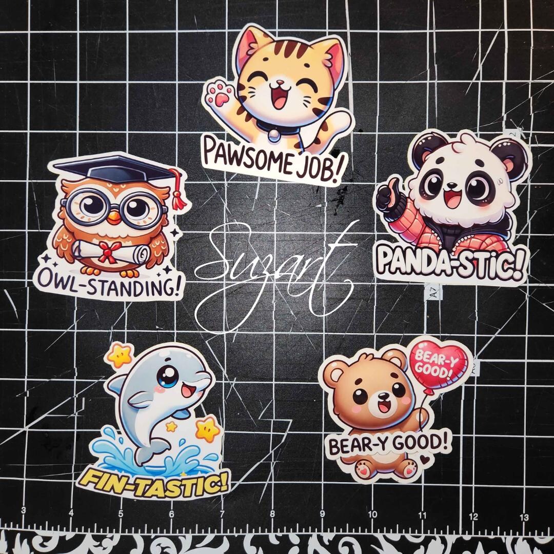 Animal Encouragement Stickers: Teacher Classroom Rewards, Positive ...