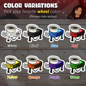 Clay and Pottery Wheel Sticker Kawaii Sticker for Pottery Lover Gift ...