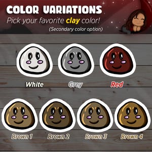 Clay and Pottery Wheel Sticker Kawaii Sticker for Pottery Lover Gift ...