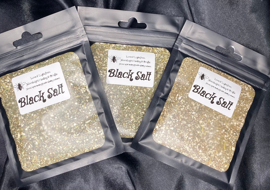 Blessed Black Salt- Protection Salt, Cleansing, Meditation, Evil Eye ...
