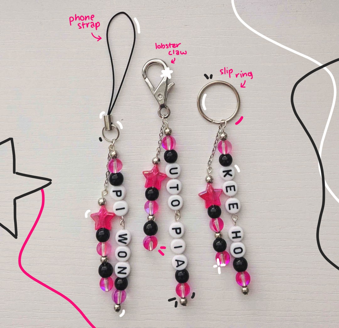 P1h Utopia Keychain | Black, Pink | Custom - Etsy