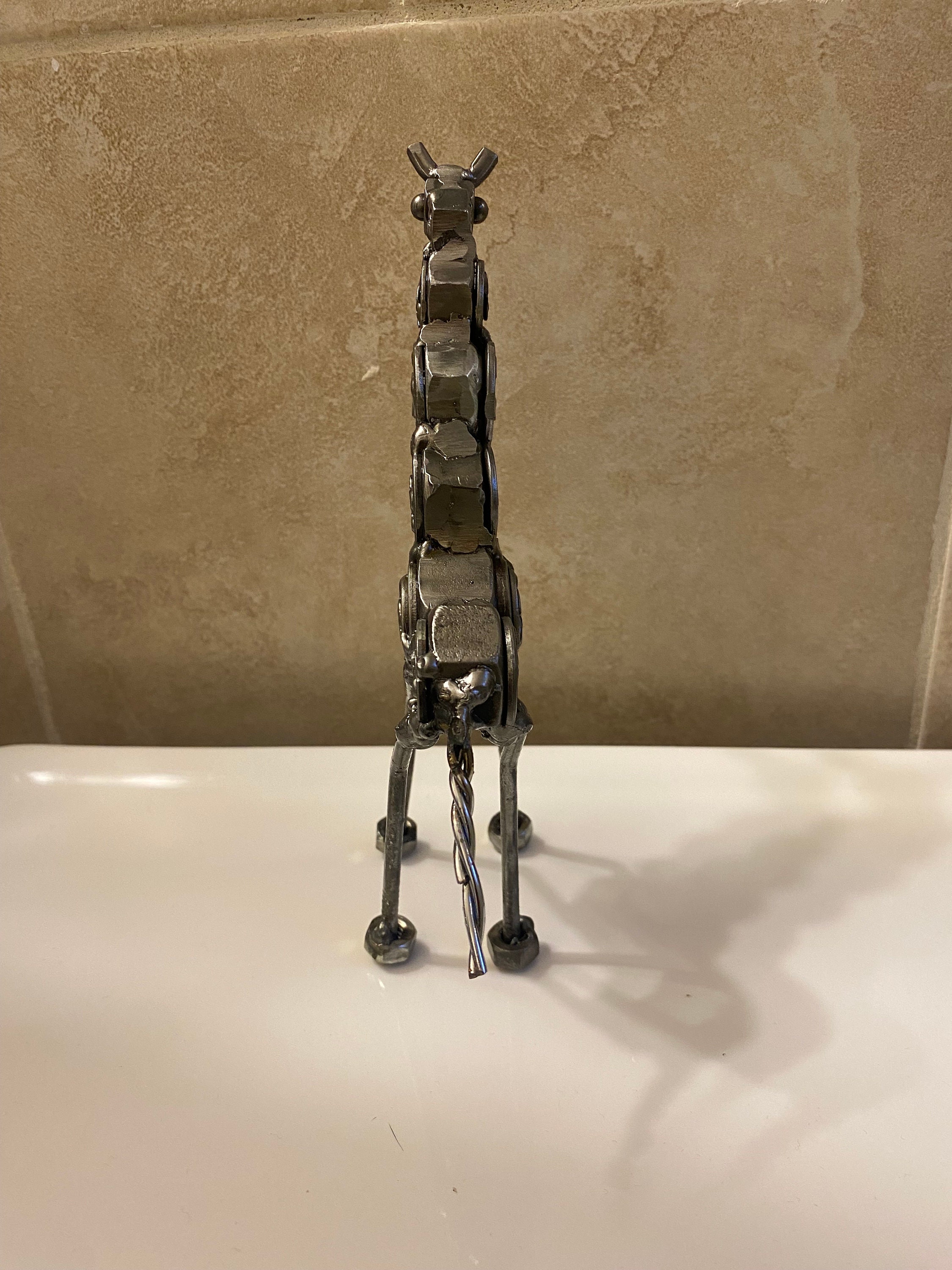 Scrap Metal Art Giraffe - Etsy