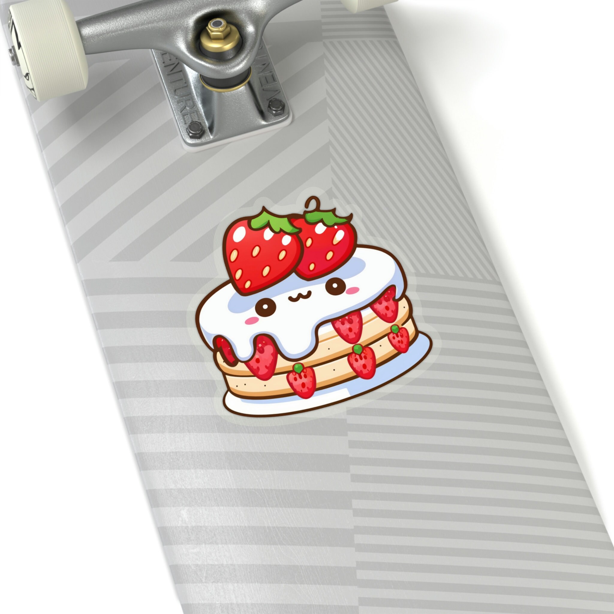 Cute Strawberry Cake Sticker Laptop Sticker Scrapbook Sticker Food ...