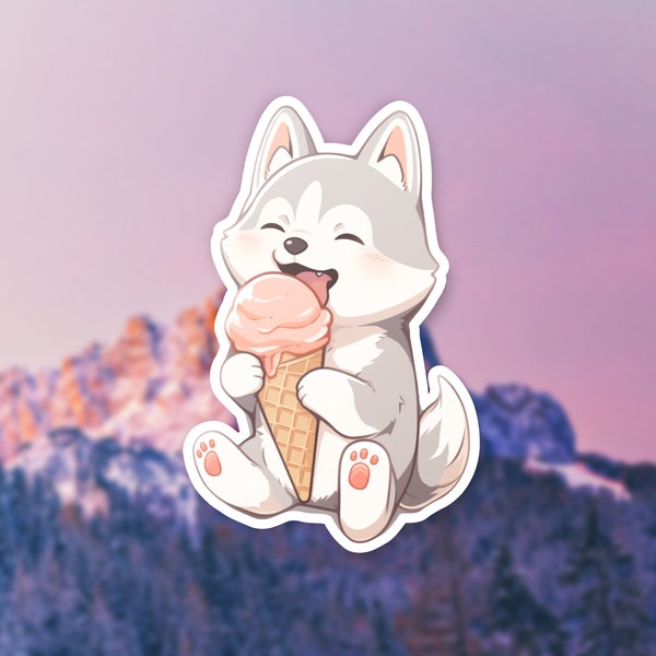 Kawaii Husky - Etsy