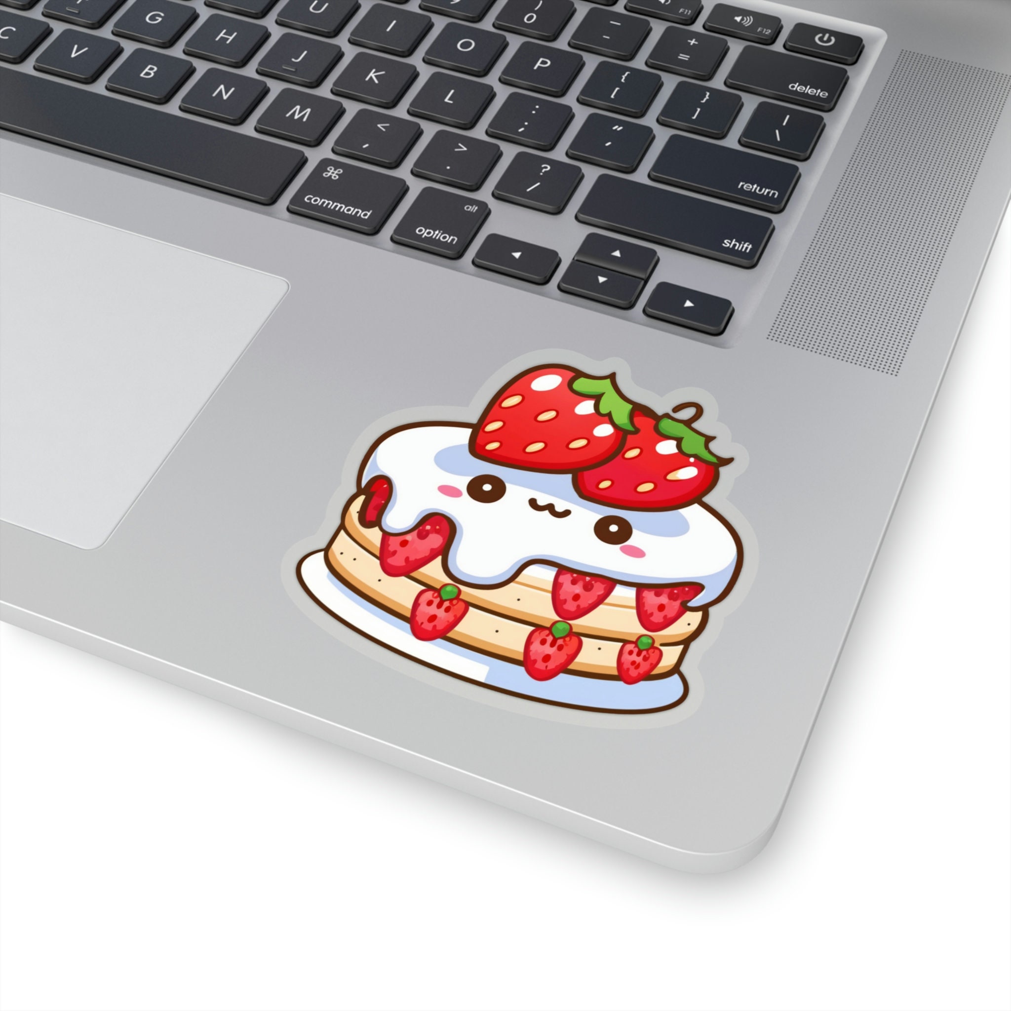 Cute Strawberry Cake Sticker Laptop Sticker Scrapbook Sticker Food ...
