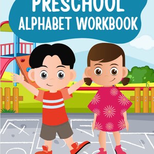 108 Pages Alphabet Preschool Workbook | English Language Learning Book ...