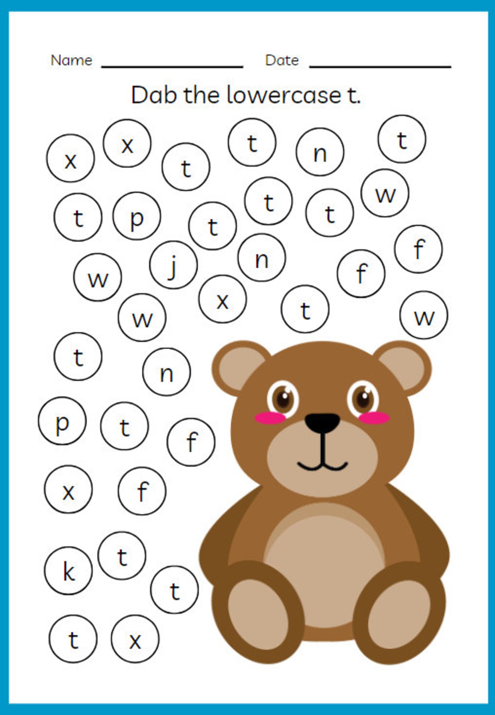 108 Pages Alphabet Preschool Workbook English Language Learning Book ...