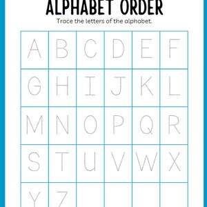 108 Pages Alphabet Preschool Workbook | English Language Learning Book ...
