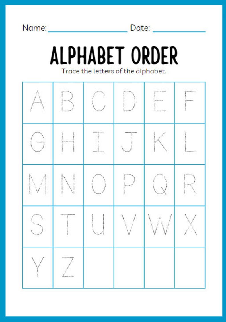 108 Pages Alphabet Preschool Workbook English Language Learning Book ...