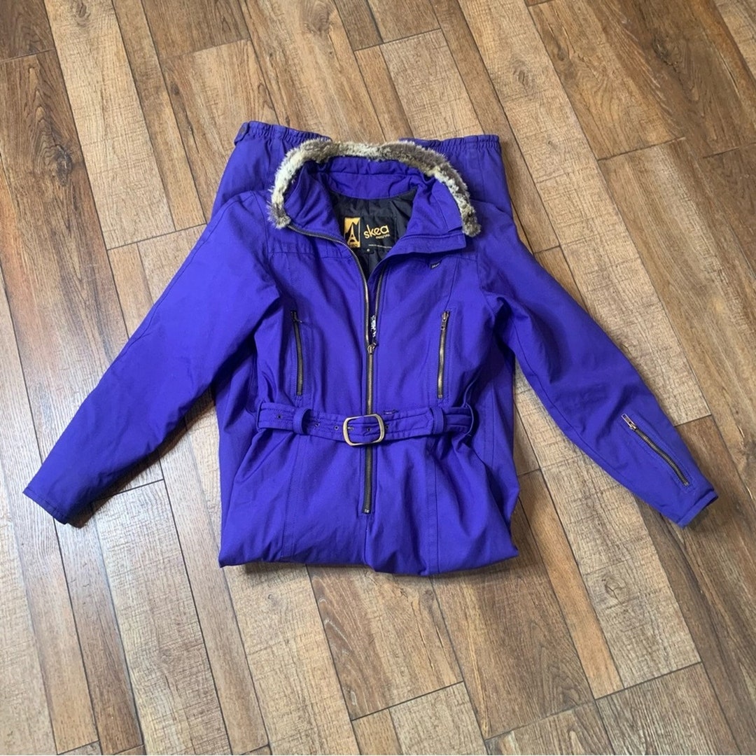 Vintage Skea Paris/vail Purple One Piece Snowsuit - Etsy