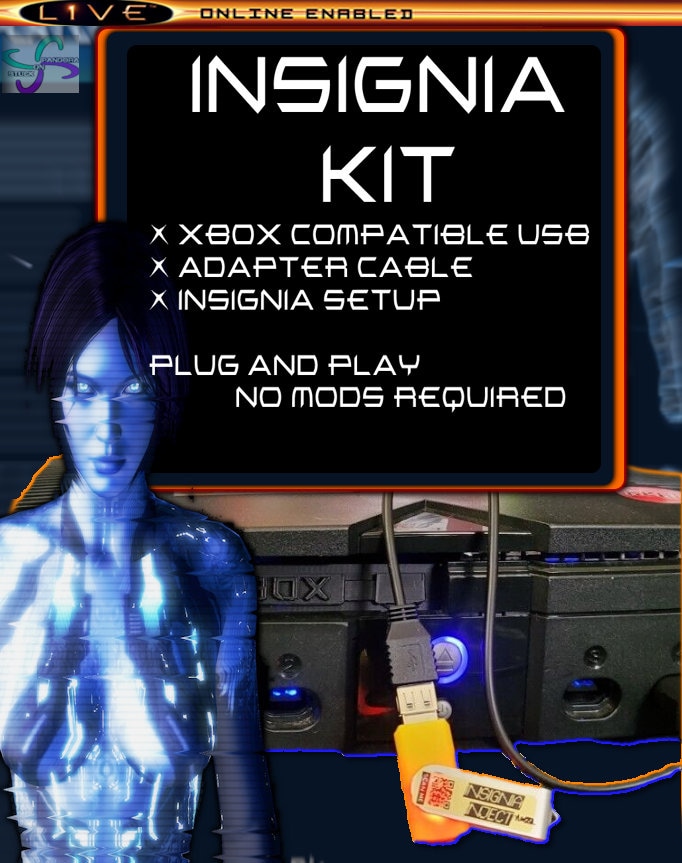 NEW OG Original Xbox Live Xbox Insignia Inject Kit plug n play or Installation Disc Rocky5 Xbox BEST Seller Etsy