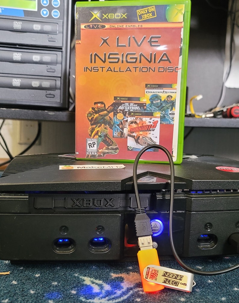 NEW OG Original Xbox Live - Xbox Insignia Inject Kit (plug-n-play), or ...