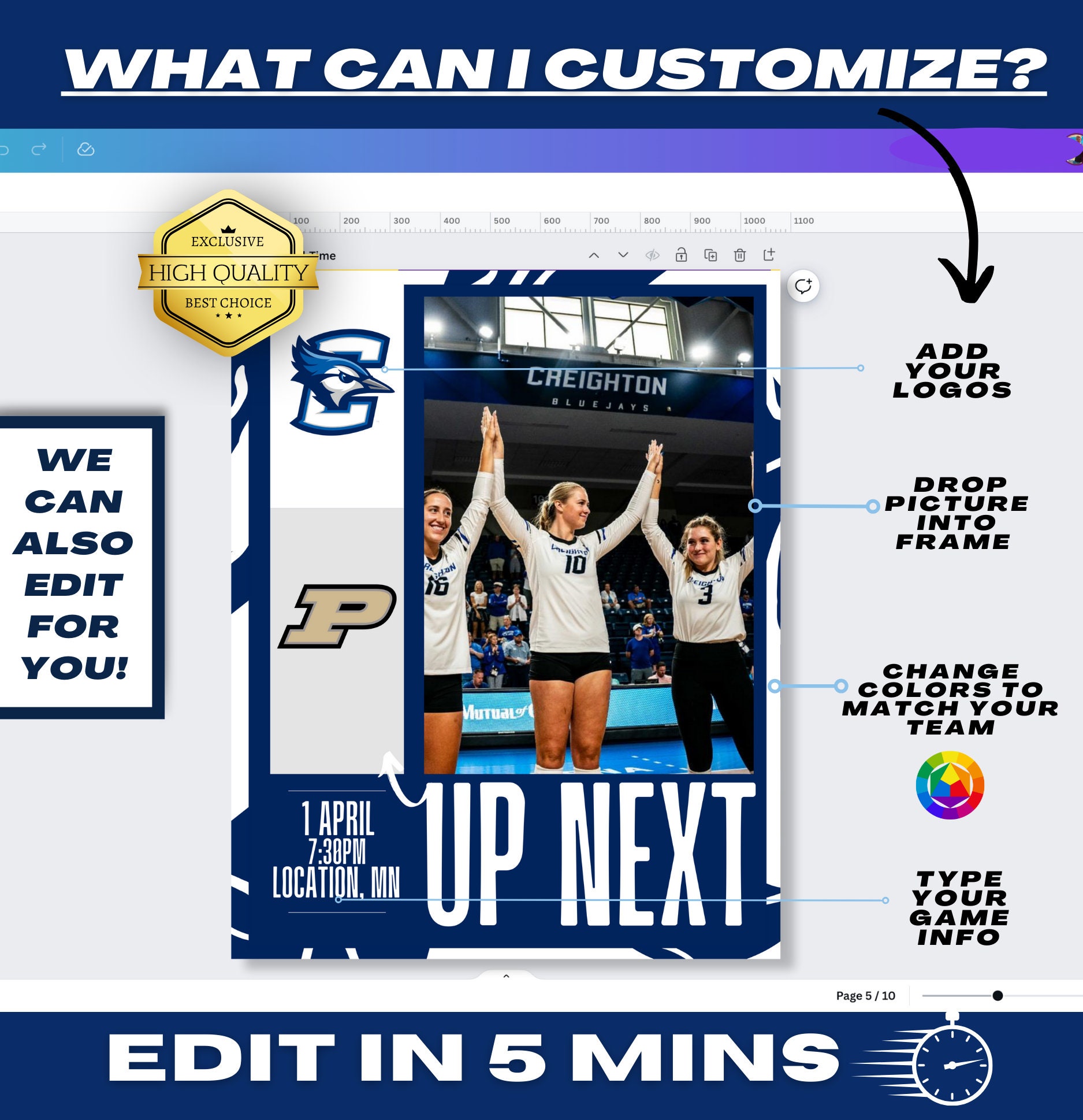 Volleyball Sports Social Media Templates Canva Sports Volleyball Team ...