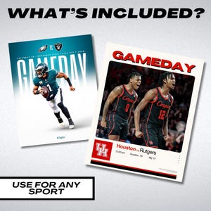 Game Day Canva Templates Sports Social Meida Graphic Customizable Match ...