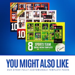 Basketball Sports Social Media Templates Canva Sports Basketball Team ...