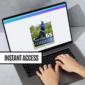 Golf Scorecard Template Canva Digital Score Card Social Media Instagram ...