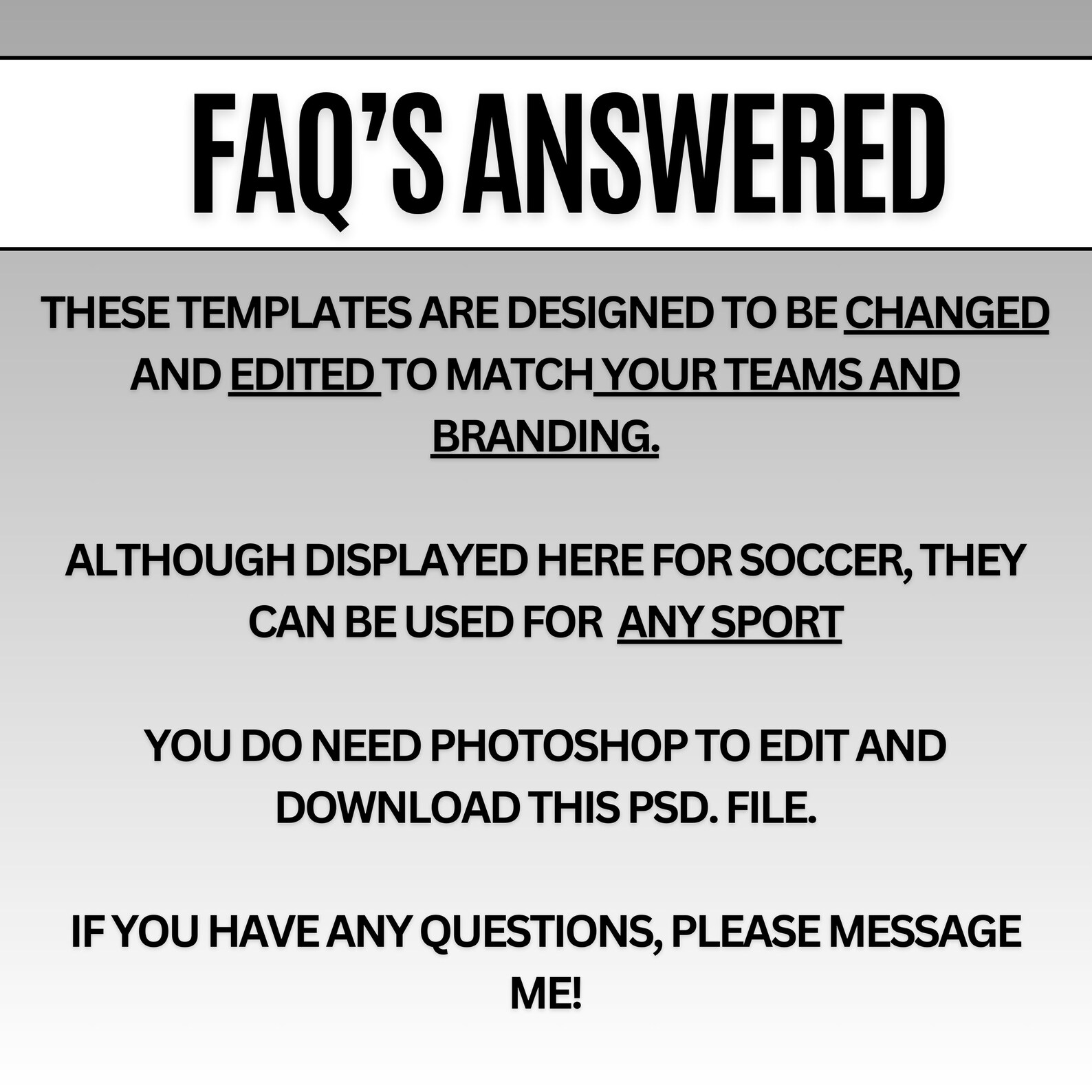 Game Day Social Media PSD Template Soccer Gameday Photoshop ...