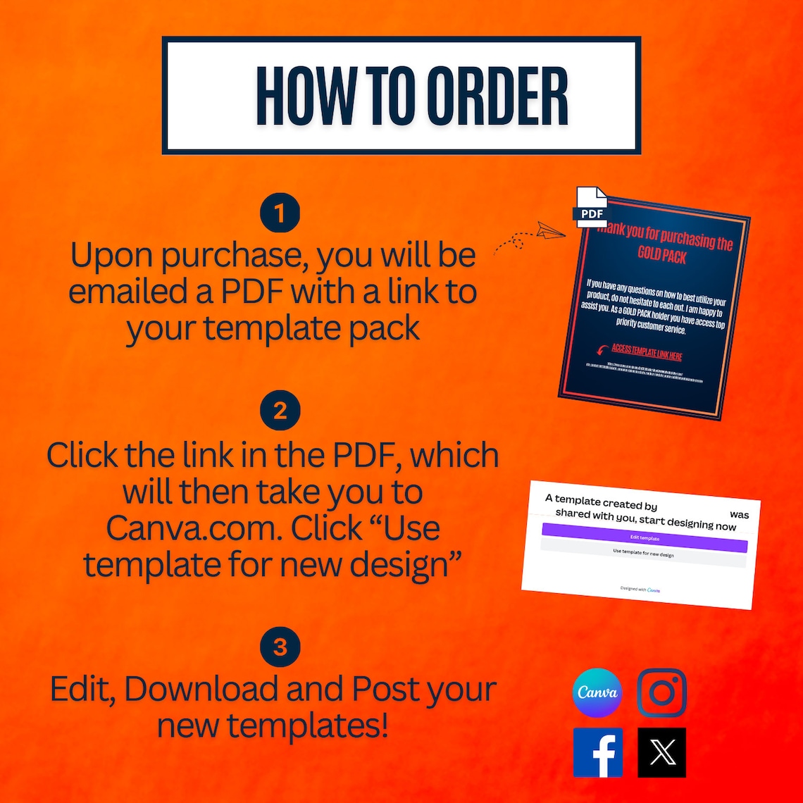 Football Social Media Template Canva Customizable Sports Graphics ...