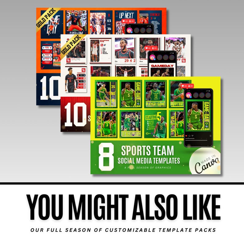 Sports Template Game Day PSD Photoshop Social Media Graphic Gameday ...