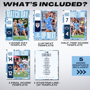 Lacrosse Template Social Media Graphics Canva Sports Team Customizable ...