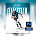 Sports Template Game Day PSD Photoshop Social Media Graphic Gameday ...
