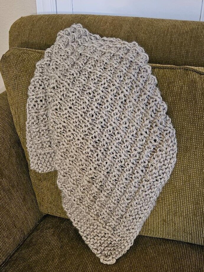 Easy Knit Blanket Pattern PDF - Etsy