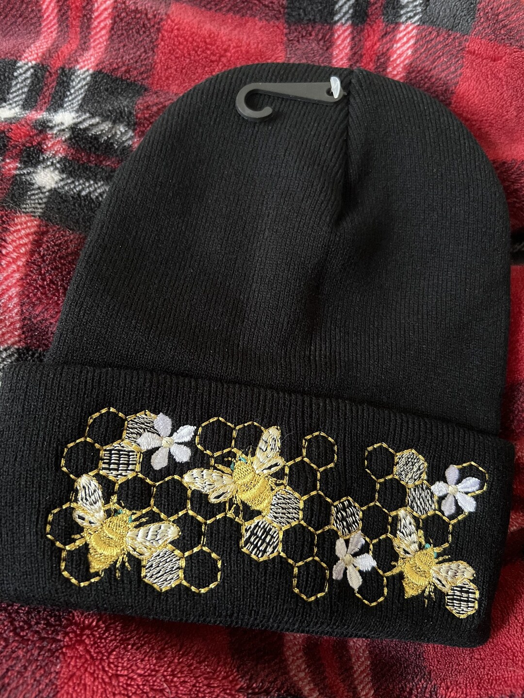 Busy Golden Queen Bees Beanie Hat - Etsy