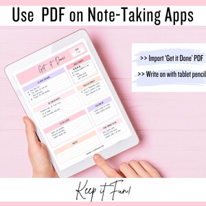 Editable to Do Brain Dump Planner, ADHD Daily Weekly Goals Planner, to ...